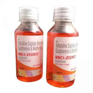 Bro Zedex Syrup: Effective Mucolytic & Expectorant for Cough Relief.